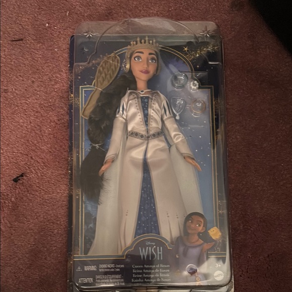 Disney | Toys | Disney Blue And White Princess Doll | Poshmark